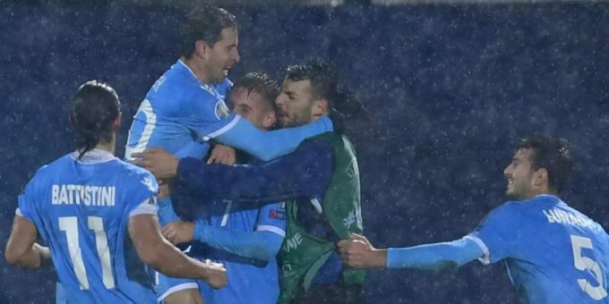 San Marino schiesst erstes Heimtor seit sechs Jahren San Marino schiesst erstes Heimtor seit sechs Jahren