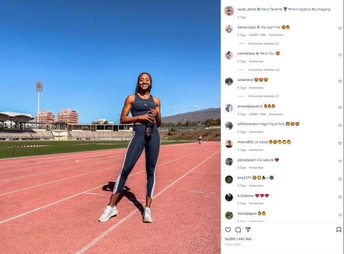 Coronavirus: Sprinterin Sarah Atcho leidet nach Booster-Impfung | Nau.ch