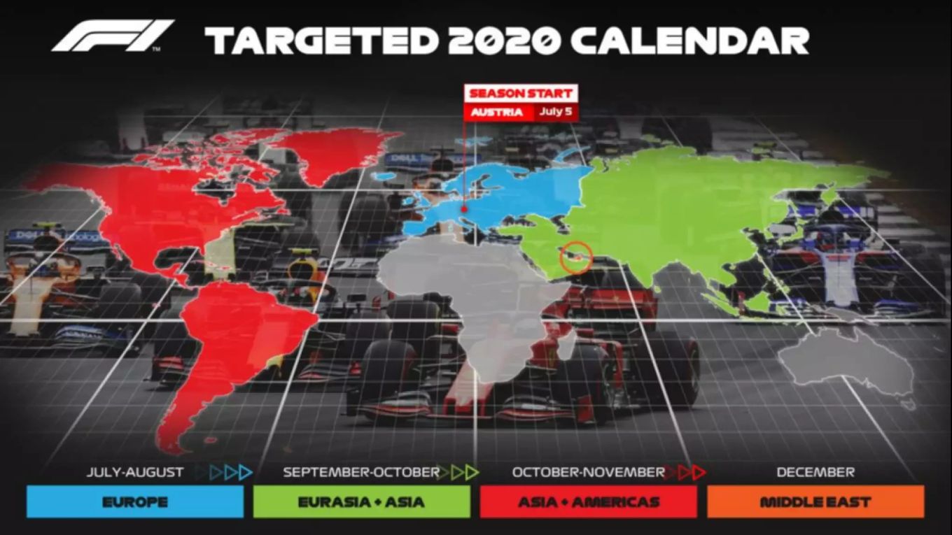 Formel 1: So soll der neue Kalender für die Saison 2020 aussehen | Nau.ch