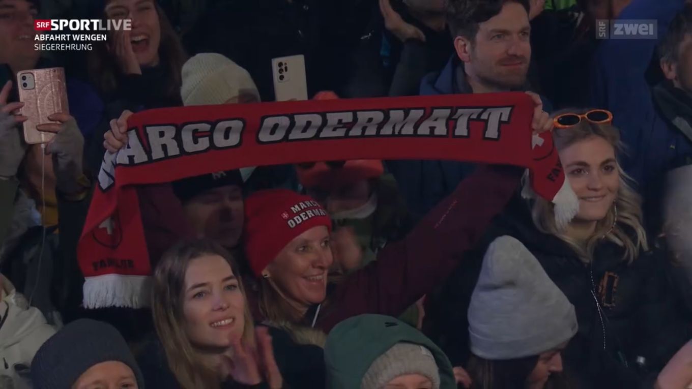 Hier feiert Marco Odermatt seinen Lauberhorn-Rekordsieg | BärnerBär