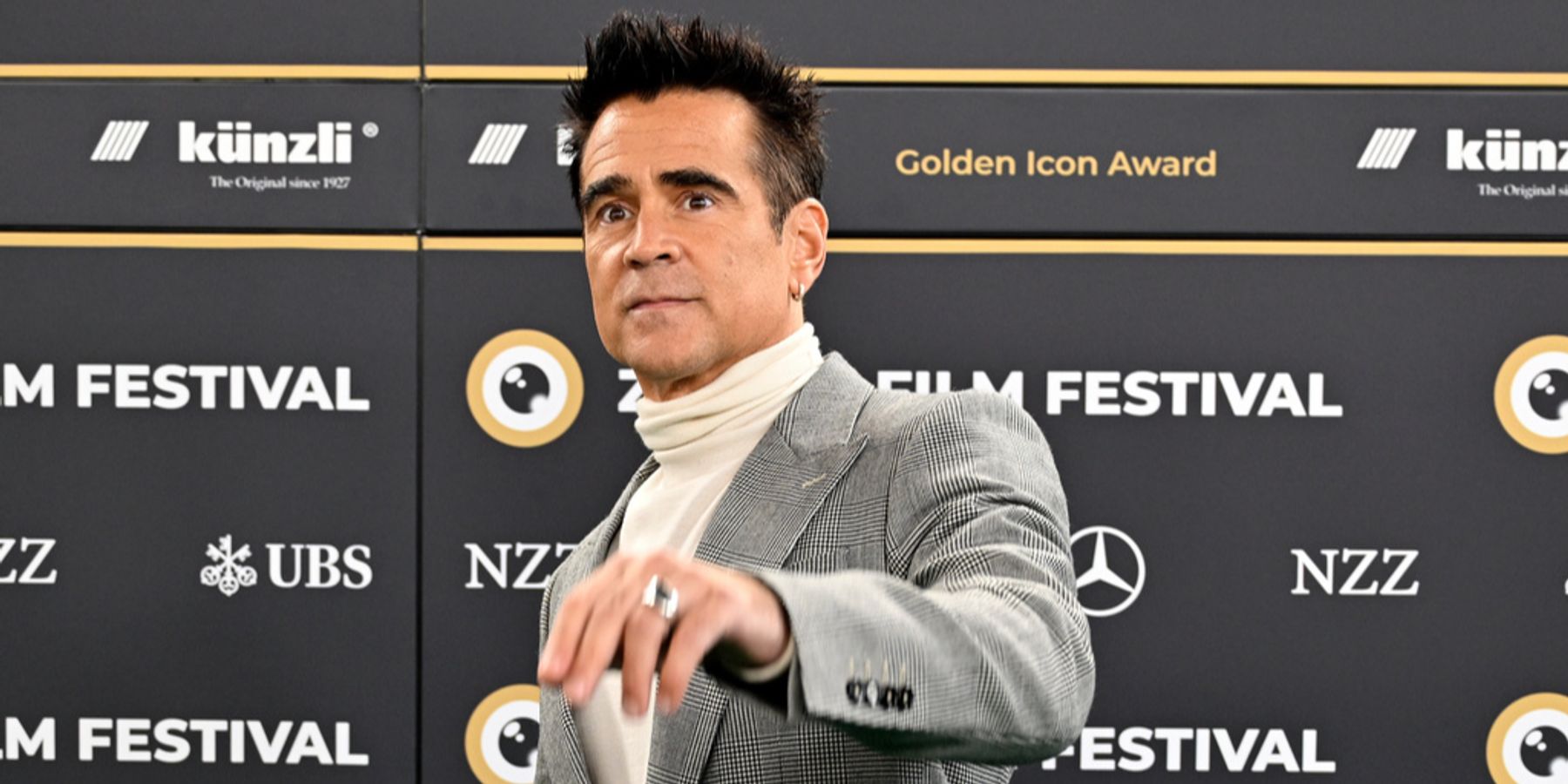 Colin Farrell nimmt am ZFF den Golden Icon Award entgegen | Nau.ch