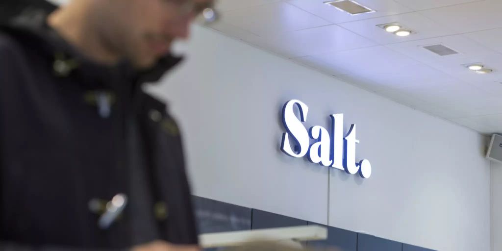 Salt erzielt im Halbjahr weniger Umsatz