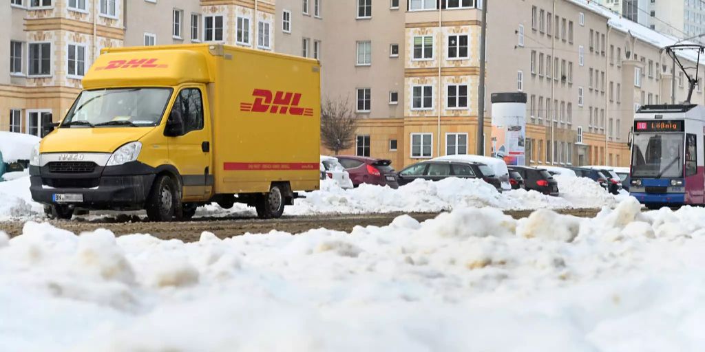 DHL rät in Deutschland zurzeit von Paketversand ab