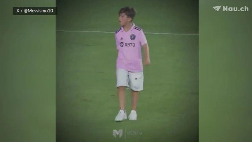 Lionel Messi: Sohn Thiago (10) spielt in der U12 von Inter Miami