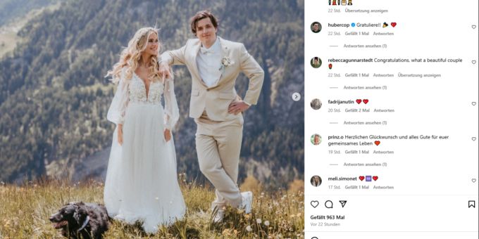 Livio Simonet: Bündner Ski-Ass (26) hat geheiratet | Nau.ch