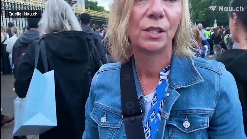 Queen Elizabeth: Briten «weinen und singen vor Palast»