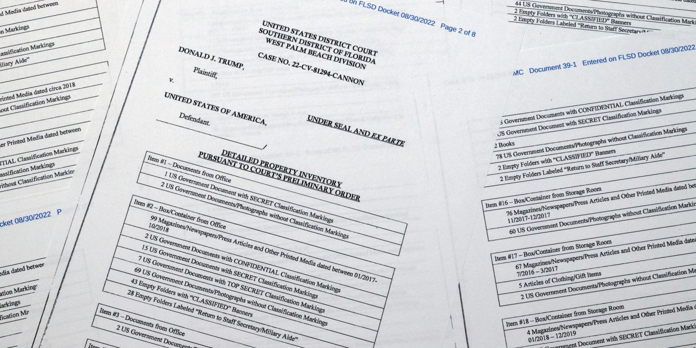 Detaillierte Liste mit Trump-Dokumenten veröffentlicht | Nau.ch