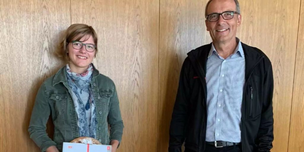 Corina Wigger gewinnt den SFS-Lehrlingspreis