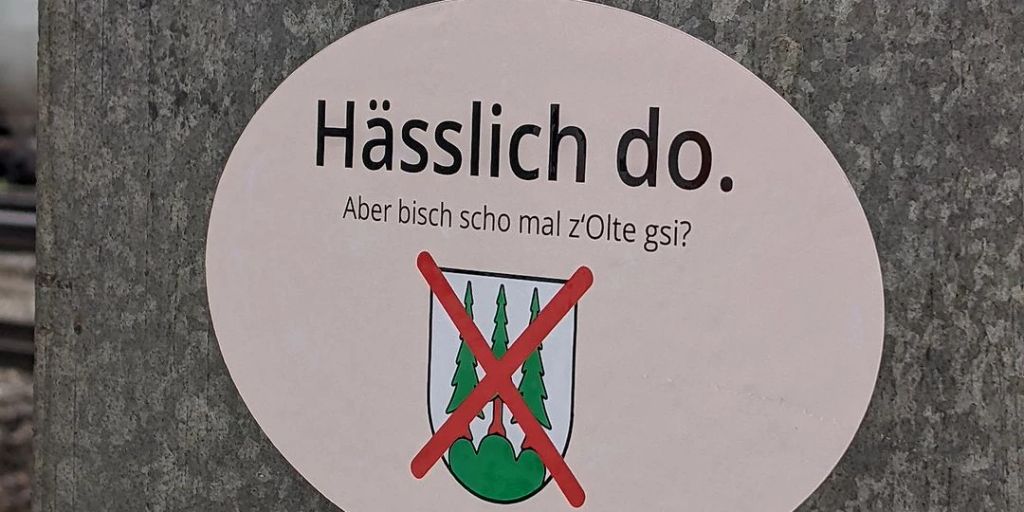 Swissmeme nimmt Anti-Olten-Sticker nach Stapi-Drohung vom Netz!