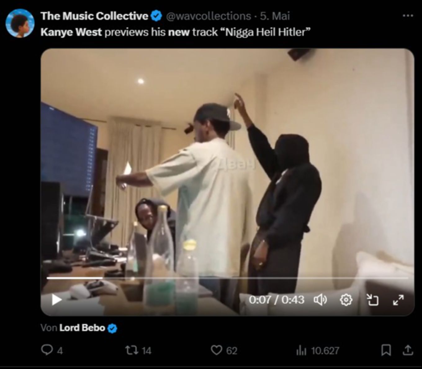 Nazi-Song: Kanye West schockt mit neuer Musik | Nau.ch