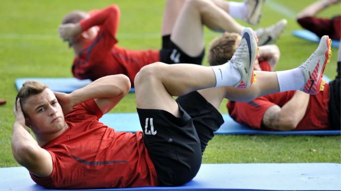 Xherdan Shaqiri lässt im Training die Muskeln spielen | Nau.ch