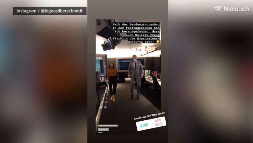 SRF: Bigna Silberschmidt bringt Franz Fischlin zum Tanzen