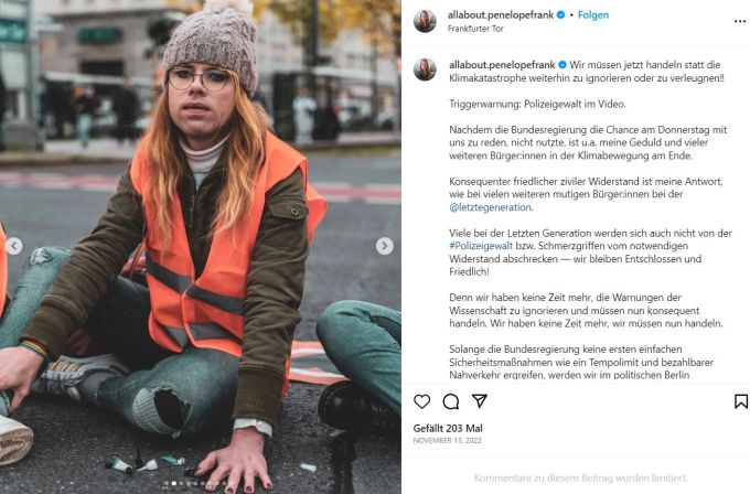 Trans Klima-Kleberin soll in Männerknast, wehrt sich: «Habe Angst» | Nau.ch