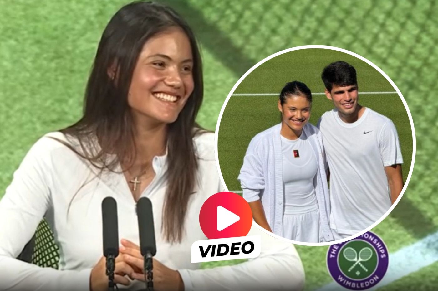 Carlos Alcaraz: Mit diesem Punkt bringt er Emma Raducanu zum Strahlen ...