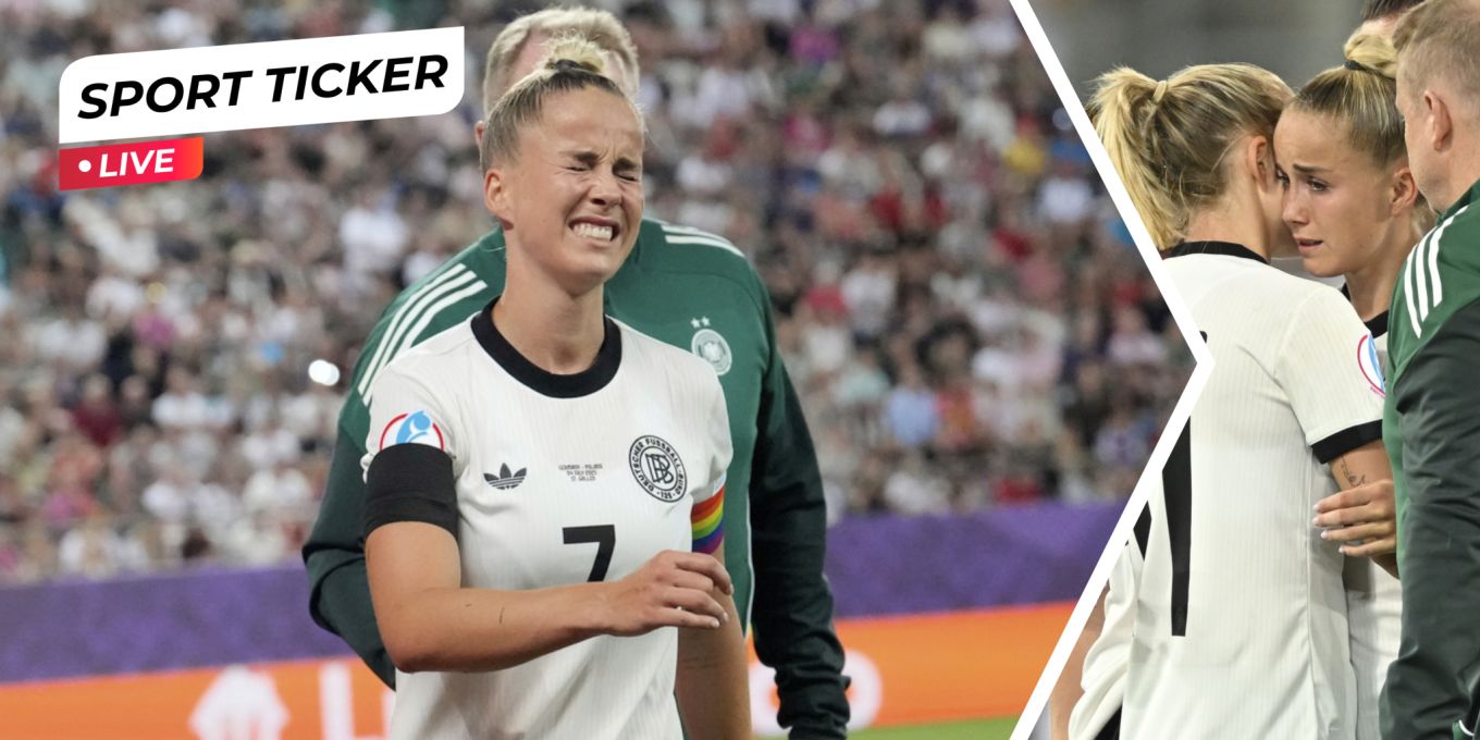 WEURO 2025: DFB-Kapitänin Gwinn unter Tränen ausgewechselt | Nau.ch