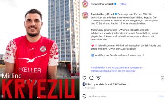 Nach Kryeziu: FC Winterthur holt auch noch YB-Verteidiger | Nau.ch