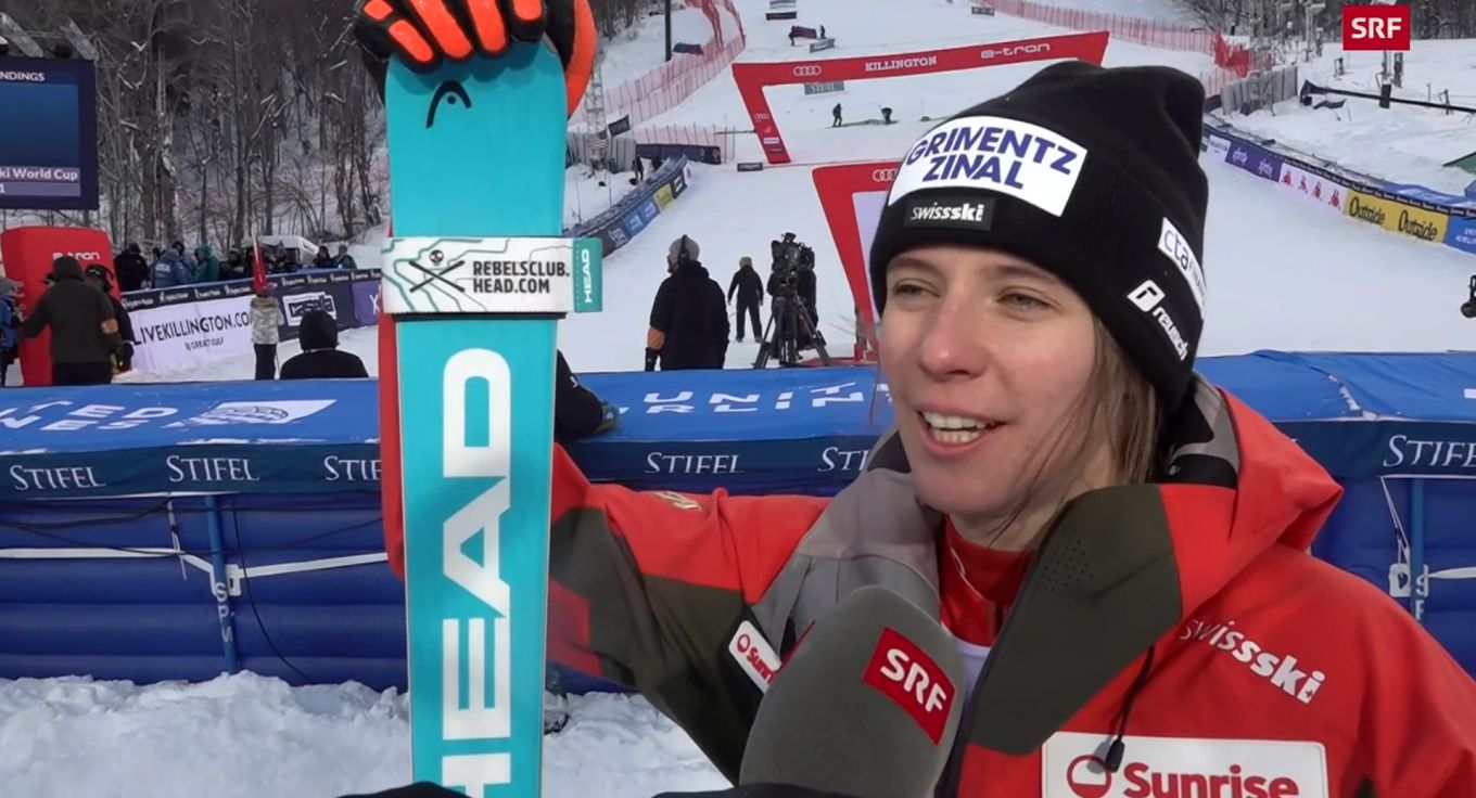 Hier feiert Camille Rast Premieren-Sieg im Weltcup | Nau.ch