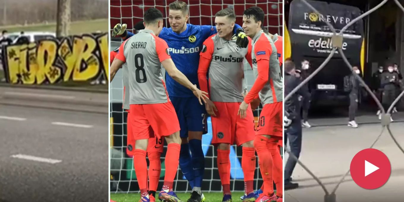 YB: Fans empfangen Spieler vor dem Stadion | Nau.ch