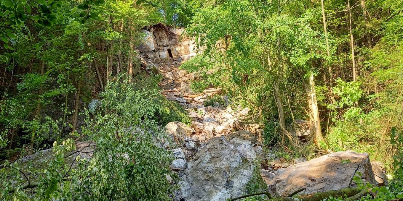 Beim Bergli in Glarus ereignete sich ein Felssturz | Nau.ch