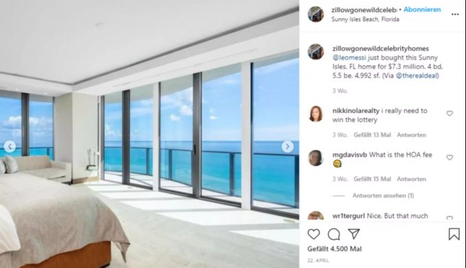 Lionel Messi: PSG-Star verkauft seine 7-Millionen-Wohnung in Miami | Nau.ch