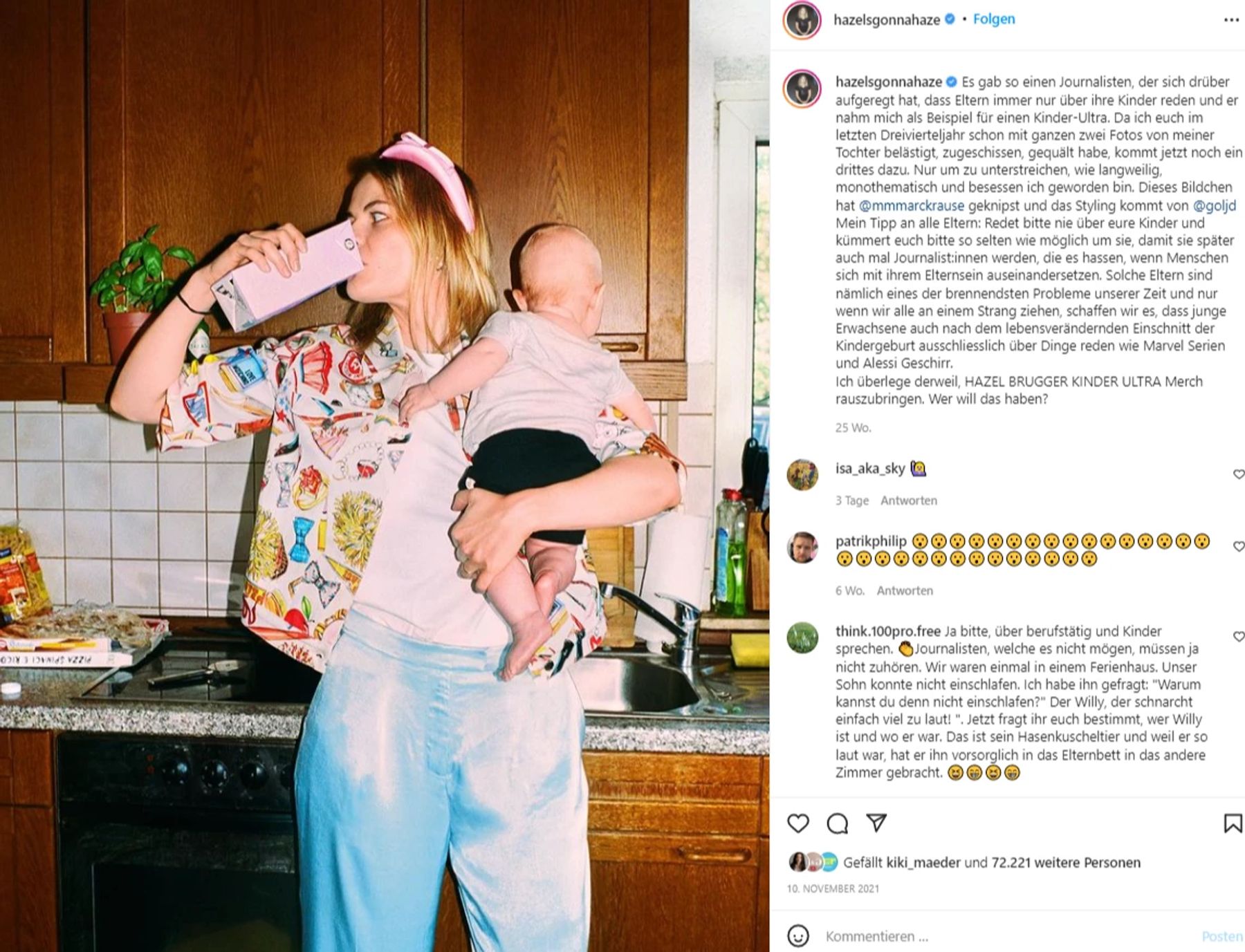 Hazel Brugger: Was passiert hier in ihrem Bauch? | Nau.ch