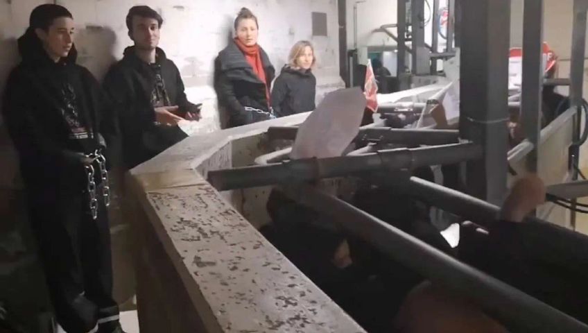 Polizei räumt besetzte Fleischfabrik von Bell in Oensingen SO