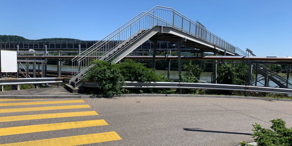Auhafen Muttenz BL: Sanierung Fussgängersteg Ost