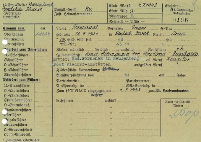 Letzter KZ-Wächter Gregor Formanek ausfindig gemacht | Nau.ch