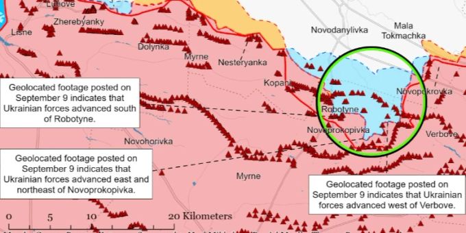 Ukraine siegreich im Gebiet um befreites Dorf Robotyne | Nau.ch