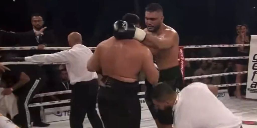 Sinan G muss Boxkampf gegen Mo Abdallah nach zwei Runden aufgeben