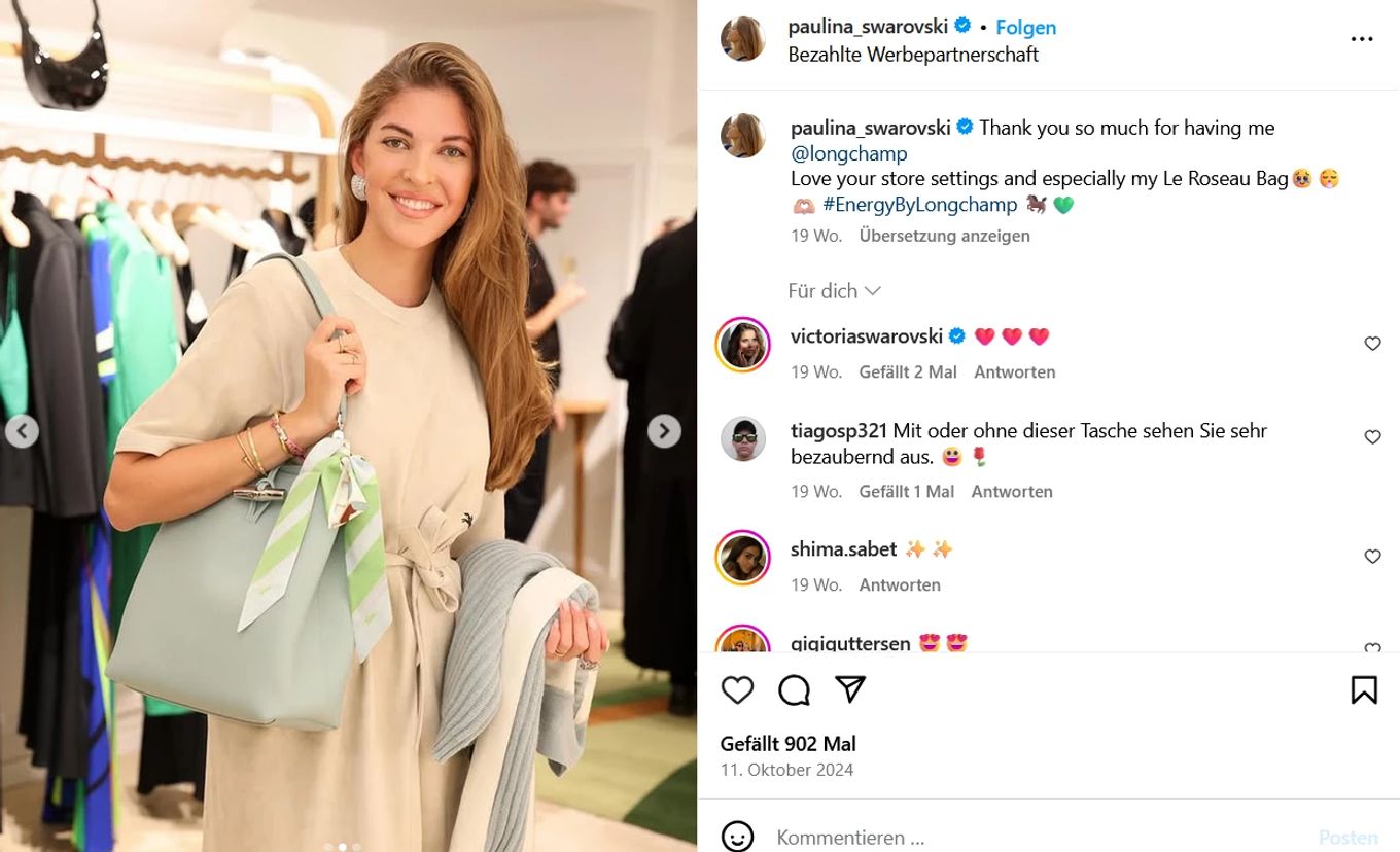 Paulina Swarovski plant Hochzeit mit ihrem Milliardär-Freund | Nau.ch