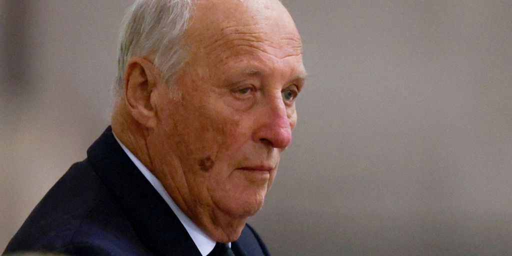 König Harald in guter Verfassung nach OP