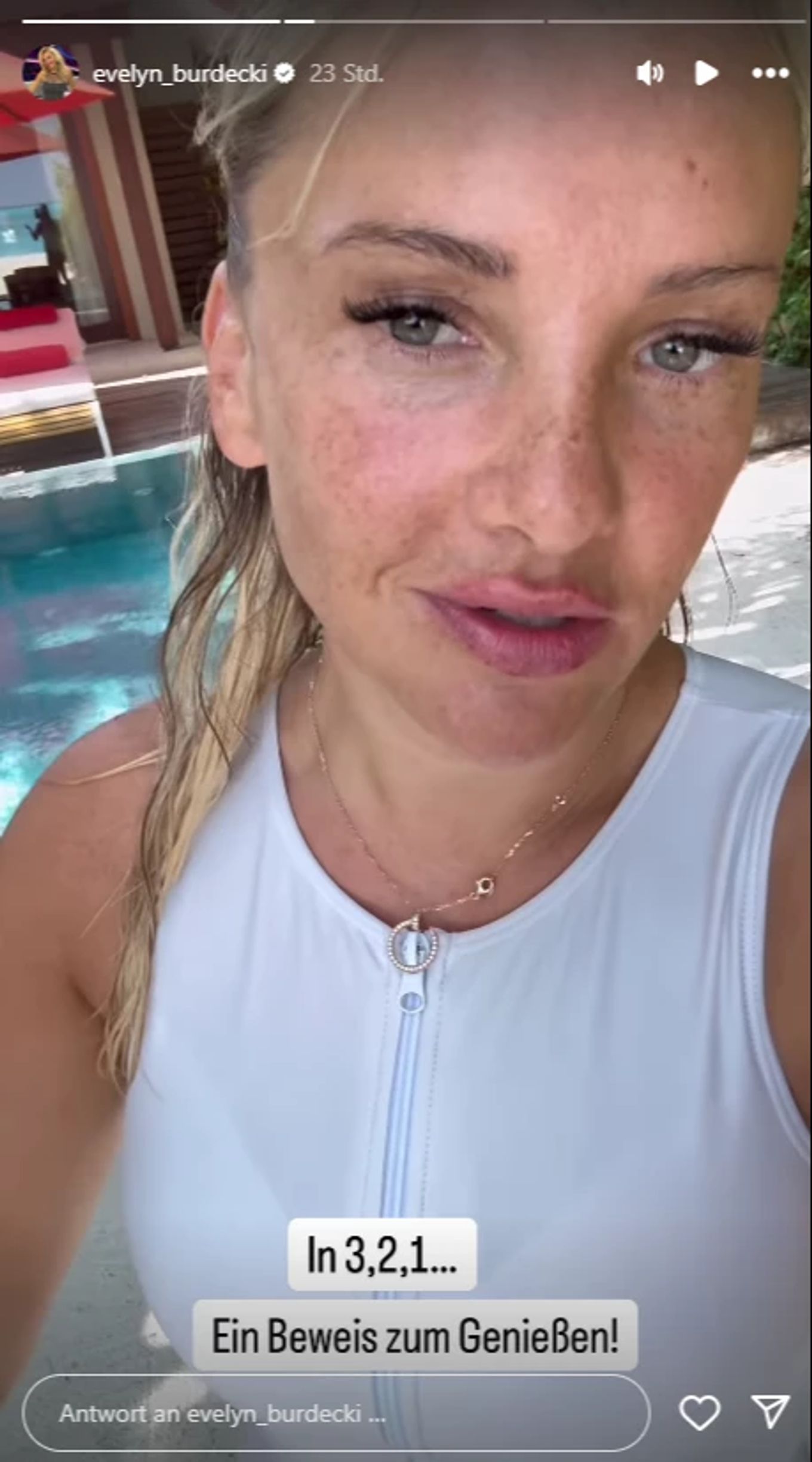 Evelyn Burdecki Oben Ohne