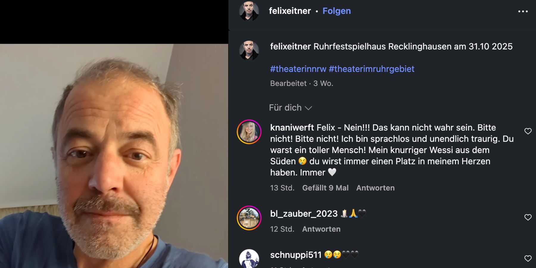 Felix Eitner stirbt mit nur 58 Jahren | Nau.ch