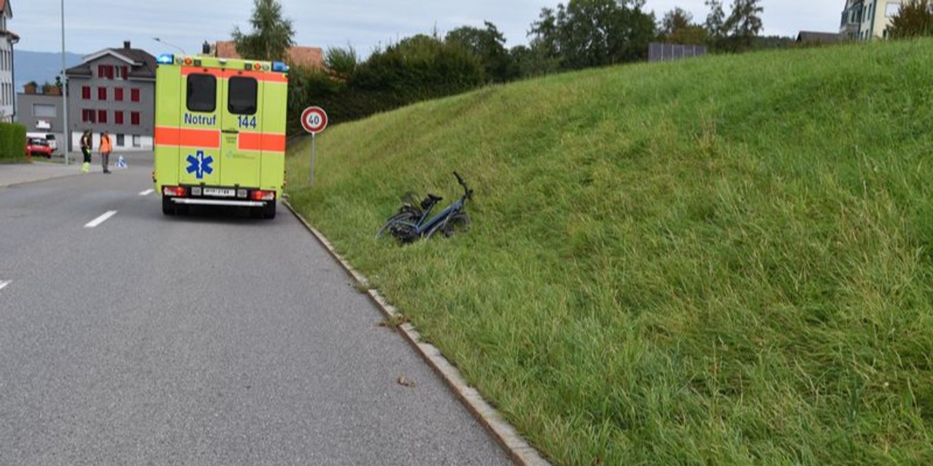 Wolfhalden AR: E-Bike-Fahrer (77) bei Sturz verletzt | Nau.ch