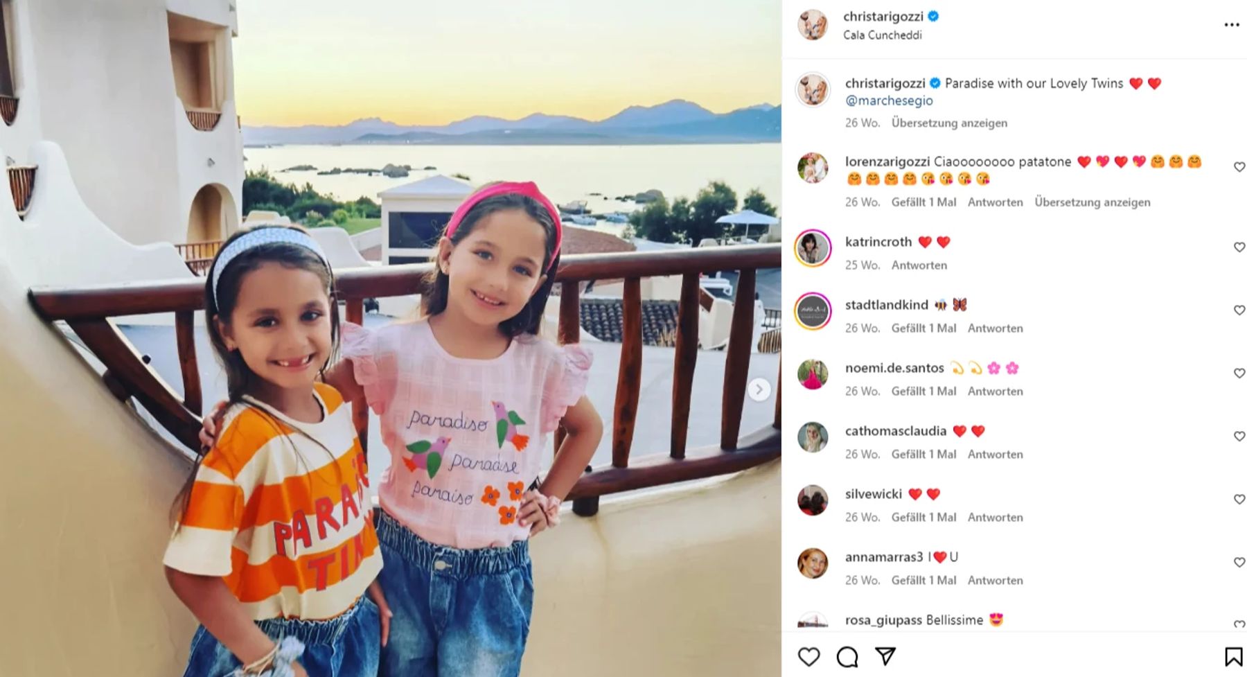 Christa Rigozzi: Ihre Twins turnen durch ihren Ticino-Garten | Nau.ch