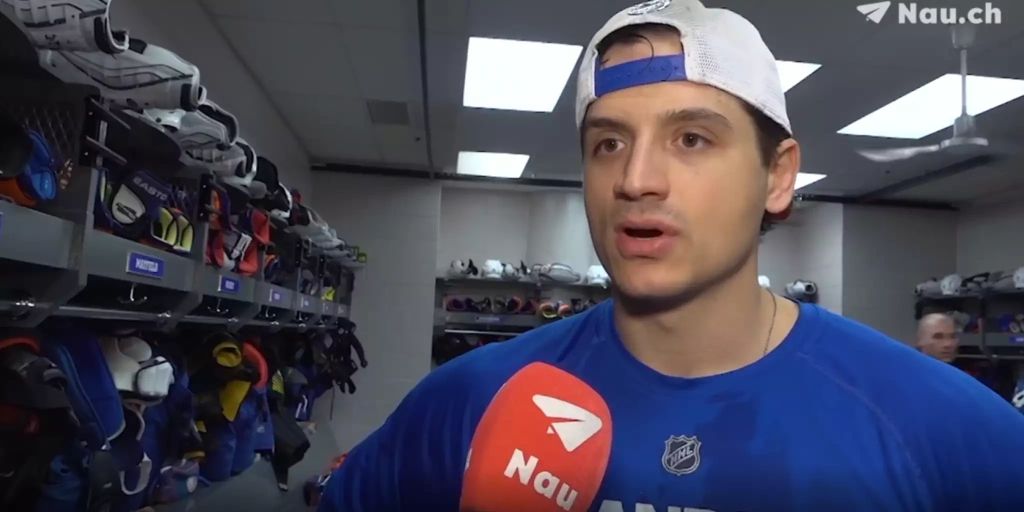 Luca Sbisa Verteidiger der New York Islanders im Interview mit Nau