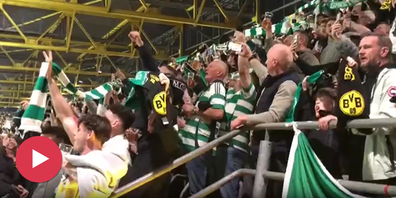 BVB und Celtic: Hier singt ganzes Stadion «You'll Never Walk Alone ...