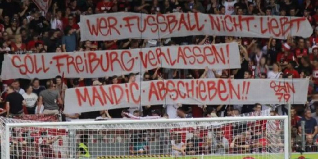 SC Freiburg: heftige Fan-Proteste gegen AfD-Politiker