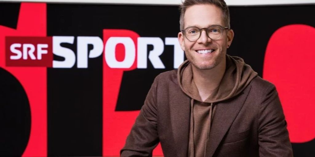 SRF-Moderator Olivier Borer zeigt erstes Ultraschallbild