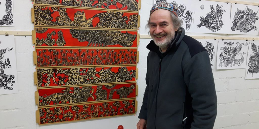 Das Atelier Worb stellt Bilder des Künstlers Daniel Jakob aus