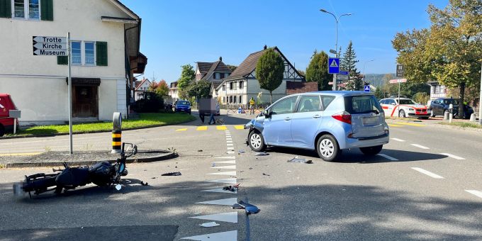 Pfyn TG: Motorradfahrer (16) bei Unfall schwer verletzt | Nau.ch