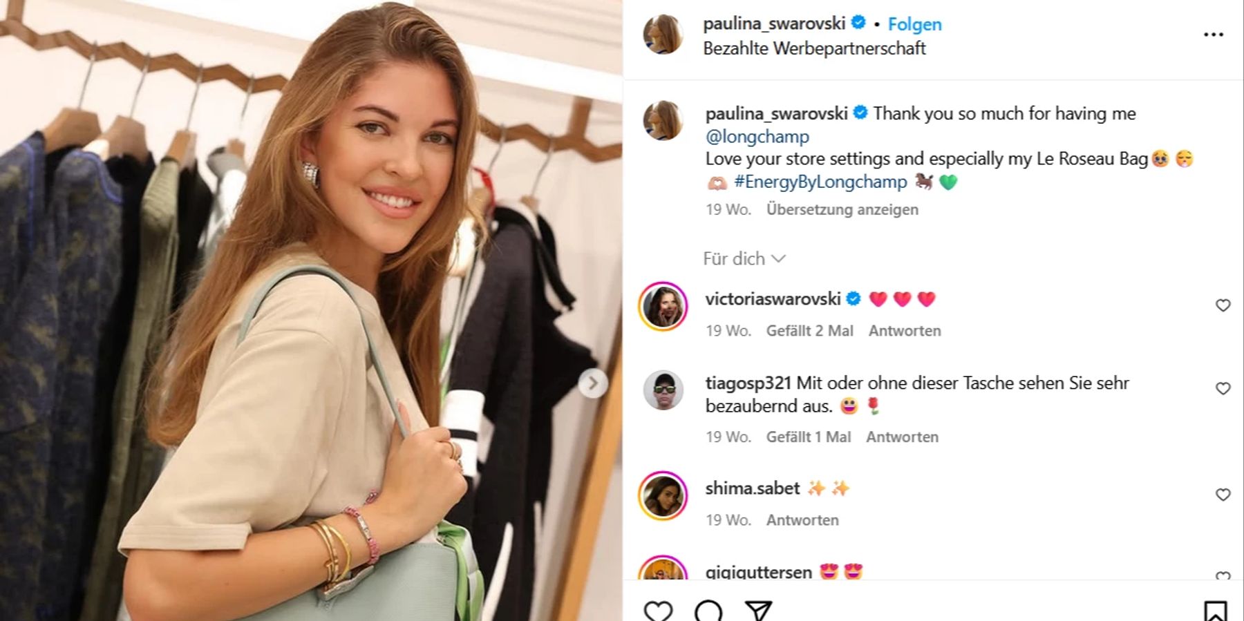 Paulina Swarovski plant Hochzeit mit ihrem Milliardär-Freund | Nau.ch