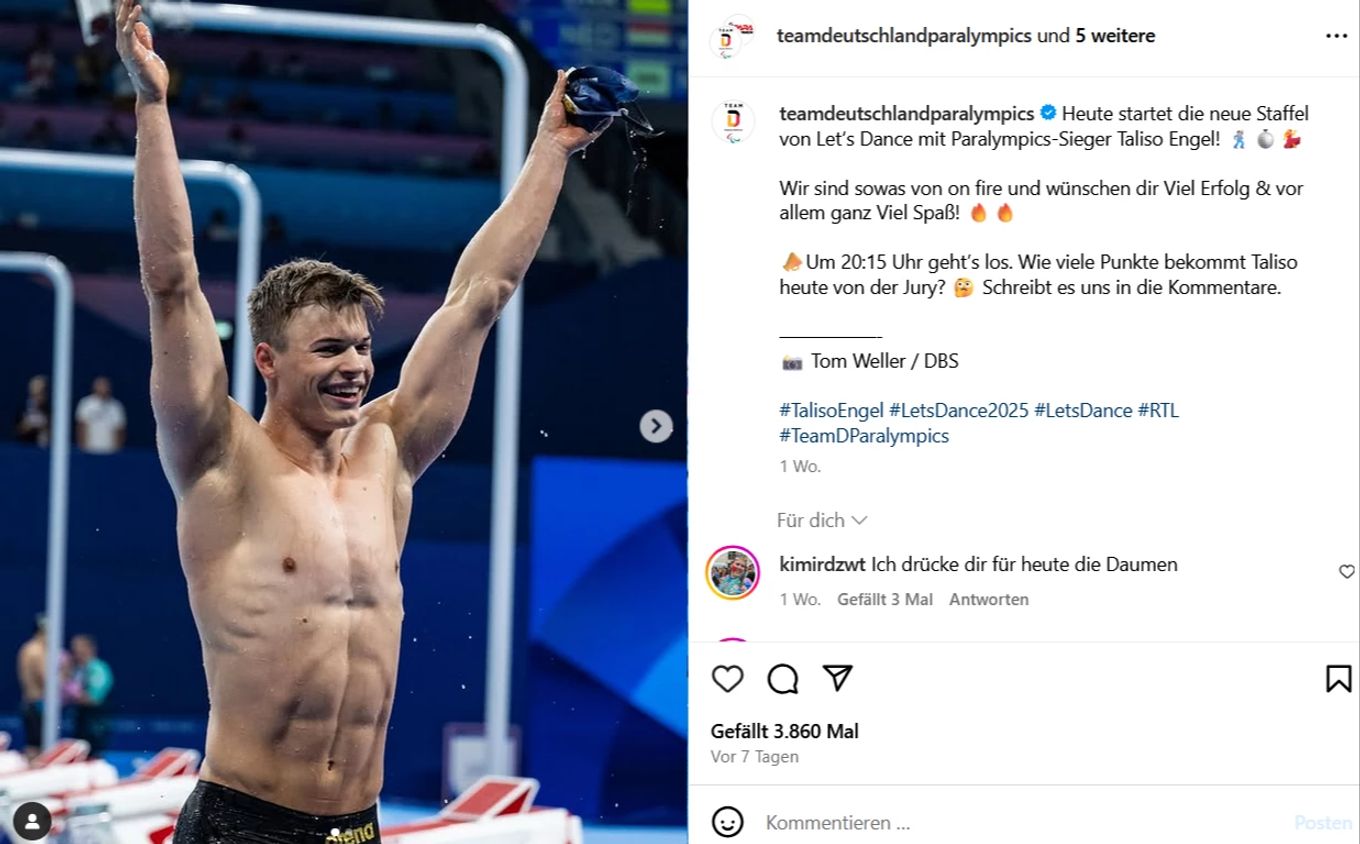 Taliso Engel privat: Das wissen wir über den «Let's Dance»-Star | Nau.ch