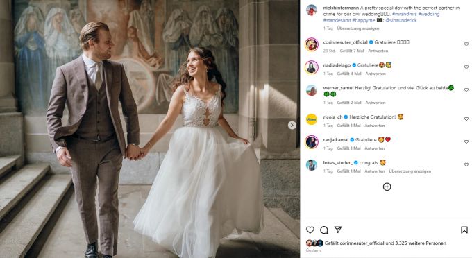 Niels Hintermann hat seine «perfekte Komplizin» geheiratet | Nau.ch
