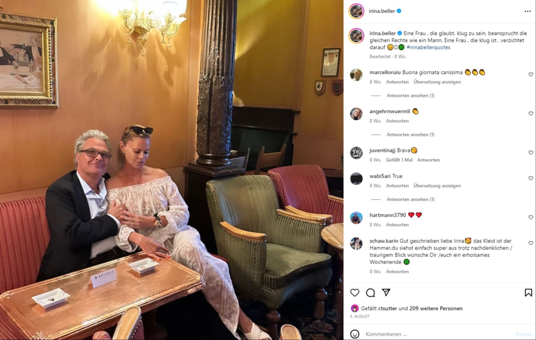 Irina Beller: Sie hat Liebesnest mit ihrem Neuen | Nau.ch