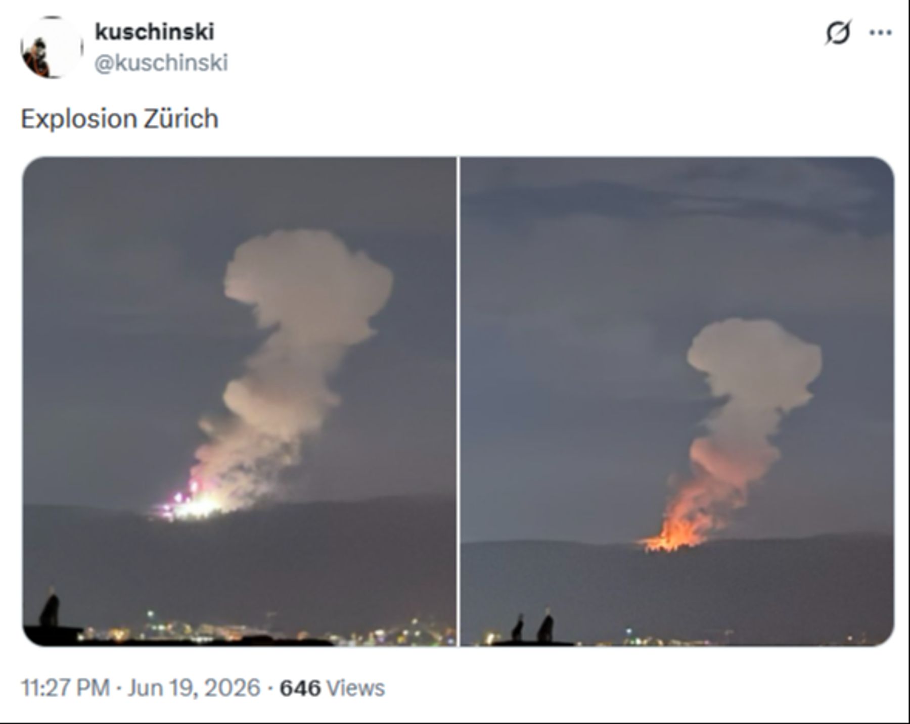Feuerwerkdepot in Uitikon ZH explodiert | Nau.ch