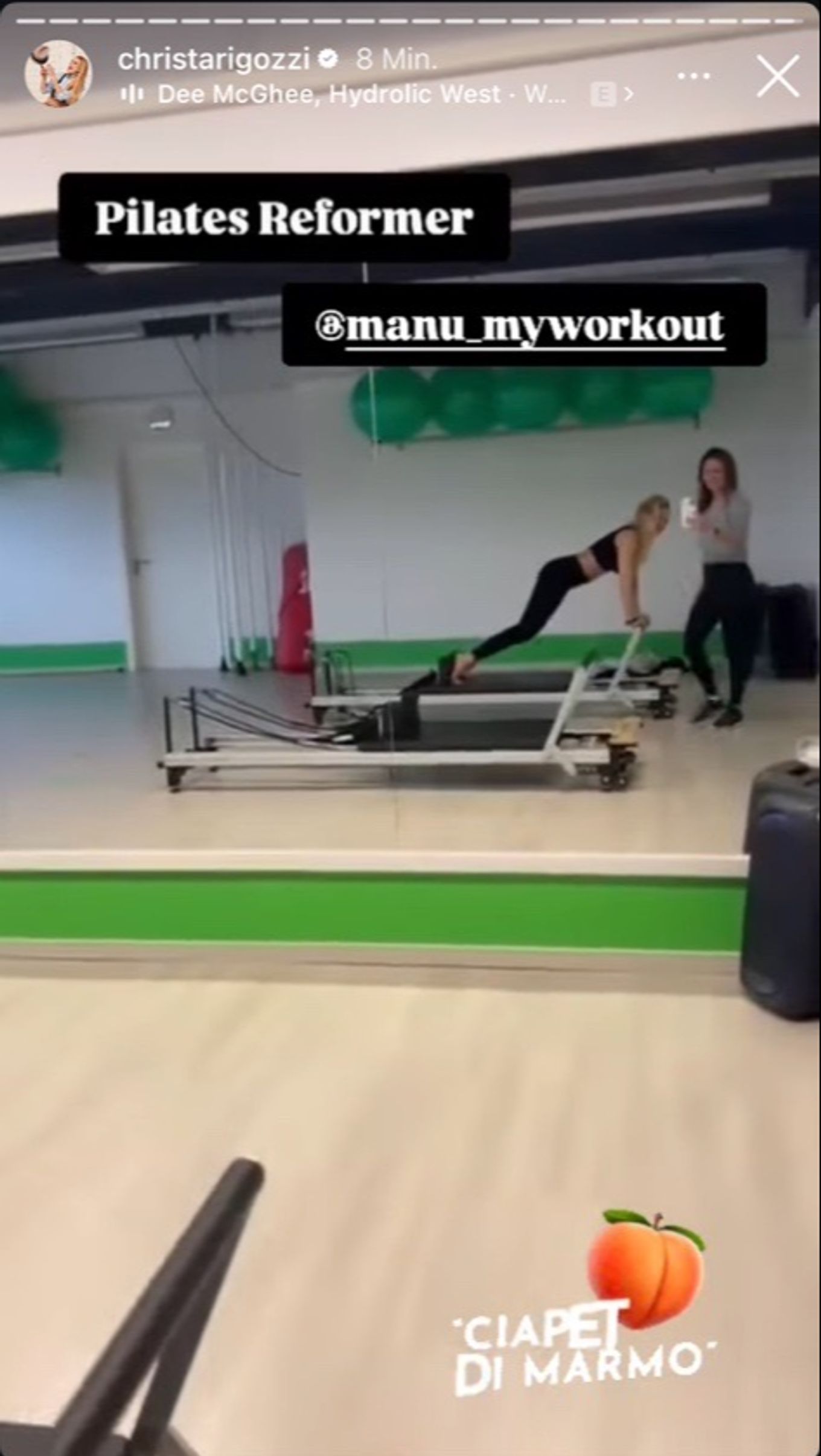 Ex-Miss Christa Rigozzi trainiert hart für ihr «Marmor-Füdli» | Nau.ch