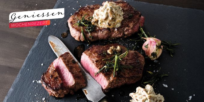 Rindshuftsteak mit Pfeffer-Steinpilz-Butter | Nau.ch