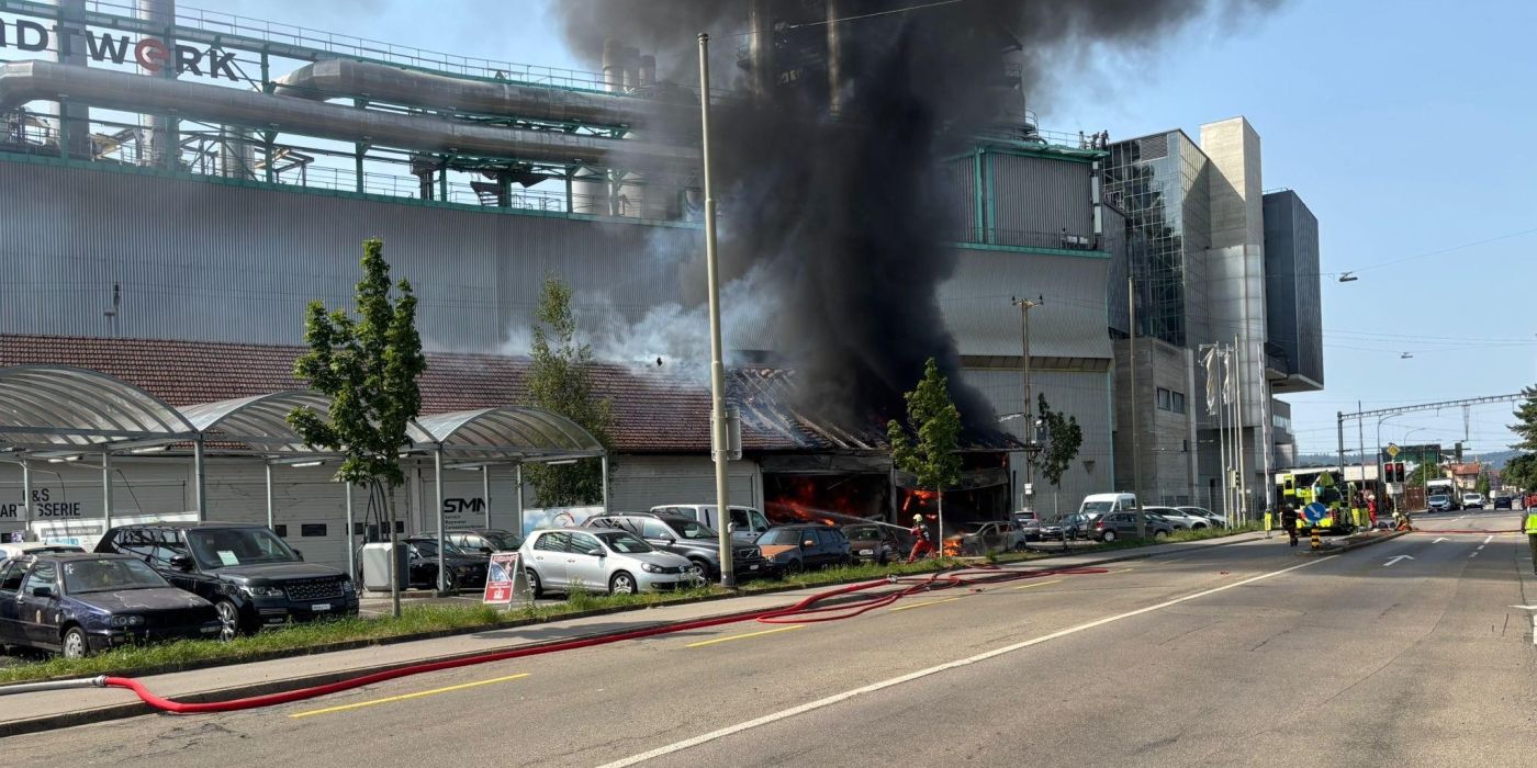 Brand in Bern: Rauch war kilometerweit zu riechen | Nau.ch